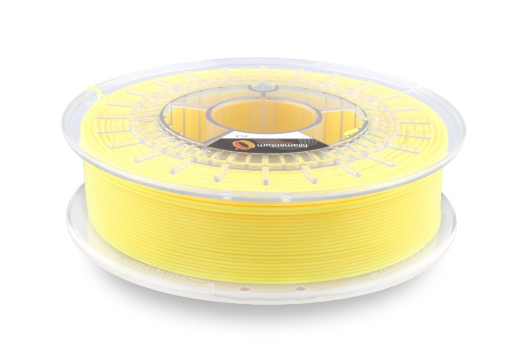 Fillamentum Luminous Yellow PLA 1.75 mm - 3D Compare Materials
